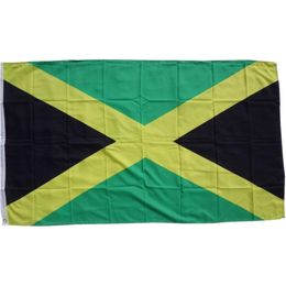 XXL Flagge Jamaika 250 x 150 cm Fahne mit 3 Ösen 100g/m² Stoffgewicht