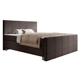 Boxspringbett Florenz 180x200cm versch. Farben - Braun