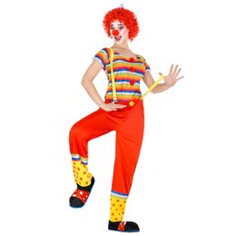 TecTake® Frauenkostüm Clown Leonie
