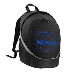 multifanshop® Rucksack - Bielefeld - Meine Fankurve - Druck blau