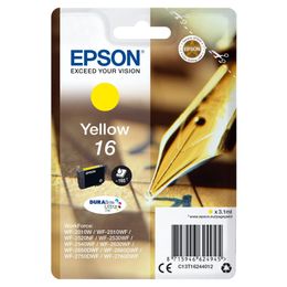 Original Epson Workforce WF-2110 W (C13T16244012 / 16) Druckerpatrone Gelb