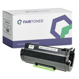 FairToner Kompatibel f&uuml;r Lexmark 502UA (50F0UA0) Toner Schwarz
