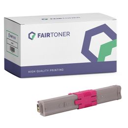 FairToner Kompatibel f&uuml;r OKI MC 563 DN (46490606) Toner Magenta