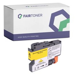 FairToner Kompatibel f&uuml;r Brother DCP-J 1200 Series (LC-424Y) Druckerpatrone Gelb
