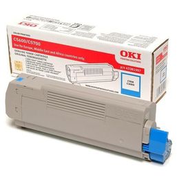 Original OKI 43381907 Toner Cyan