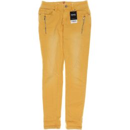 Buena Vista Damen Jeans, gelb, Gr. 0