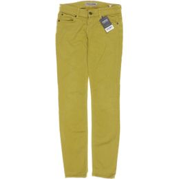 Drykorn Damen Jeans, gelb, Gr. 27