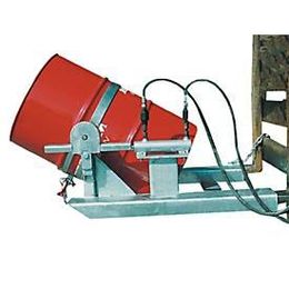 Fasskipper Bauer FD-H mit Hubzylinder, Stahl, B 1000 x T 1245 x H 475 mm, verzinkt