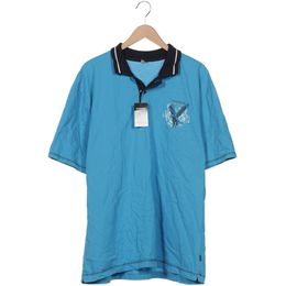 TRIGEMA Herren Poloshirt, blau, Gr. 58