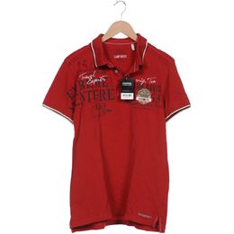 CAMP DAVID Herren Poloshirt, rot, Gr. 52