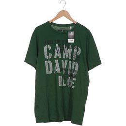 CAMP DAVID Herren T-Shirt, grün, Gr. 56