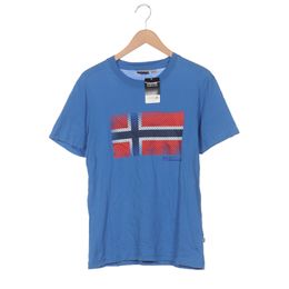 Napapijri Herren T-Shirt, blau, Gr. 48