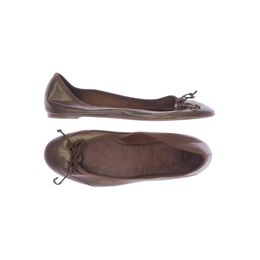 Zara Damen Ballerinas, braun, Gr. 38