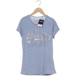 Superdry Damen T-Shirt, hellblau, Gr. 40