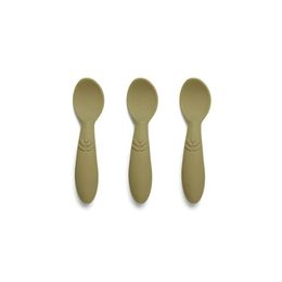 Nuuroo Ella silicone spoons 3-pack - Olive Green