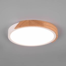 REALITY LEUCHTEN LED-Deckenleuchte Jano, Ø 31,5 cm, 3.000K, weiß