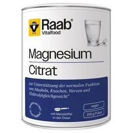 Raab Vitalfood Magnesiumcitrat Pulver 200 g