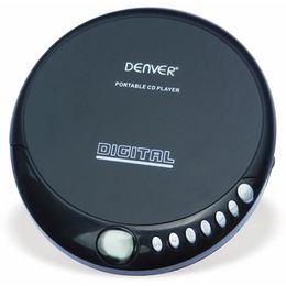 Denver Portabler CD-Player DM-24, schwarz