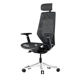 FlexiSpot Bürostuhl BS11 Pro Stoff schwarz, Gestell schwarz