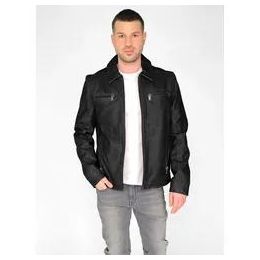 Lederjacke Mustang "31021630" Gr. 3XL, schwarz Herren Jacken