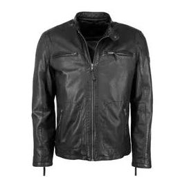 Lederjacke JCC "Macadam" Gr. XL, schwarz Herren Jacken