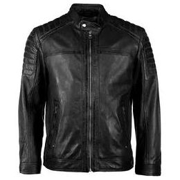 Bikerjacke JCC "51155" Gr. 56, schwarz Herren Jacken