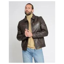 Lederjacke Mustang "31021630" Gr. XXL, braun (dark brown) Herren Jacken