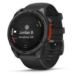 Smartwatch Garmin "fenix 8 - 47 mm" Smartwatches schwarz (schwarz/dunkelgrau)