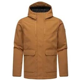 Winterjacke Ragwear "Mr Them" Gr. L (52), braun Herren Jacken stylische Outdoorjacke mit großer Kapuze