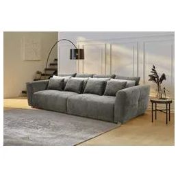 Jockenhöfer Big-Sofa JOCKENHÖFER GRUPPE "Gulliver" Sofas Gr. B/T: 298cm x 137cm, Chenille, grau mit Federkernpolsterung für kuscheligen, angenehmen Sitzkomfort