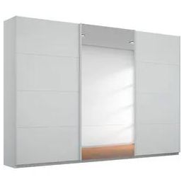 Schwebetürenschrank Rauch "Kleiderschrank Schrank Garderobe Wäscheschrank BESTSELLER KEPAN" Schränke Gr. B/H/T: 270cm x 230cm x 62cm, 3 St., grau (seidengrau) inkl. Schubladen-Einsatz und extra Einlegeböden MADE IN GERMANY