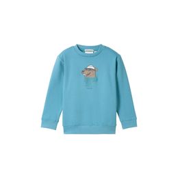 Tom Tailor Jungen Sweatshirt mit Bio-Baumwolle, blau, Print, Gr. 92/98