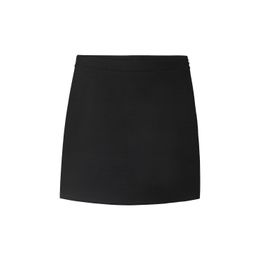 Tom Tailor Damen Jersey Rock, schwarz, Uni, Gr. 36