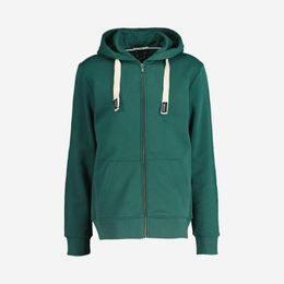 Greenbomb Grüner Zip Up Hoodie