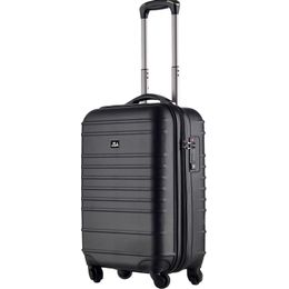 Hartschalen-Trolley JSA "S, schwarz-matt" Gr. B/H/T: 36 cm x 53 cm x 18 cm, schwarz Koffer