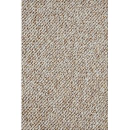 ANDIAMO Teppichboden "Schlinge Kairo" Teppiche Breite 400 cm, meliert, strapazierfähig & robust Gr. B: 400 cm 1 St., 9 mm, L: 1200 cm, beige (hellbeige)