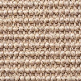 Bodenmeister Teppichboden "Mara" Teppiche Sisal, Wohnzimmer, Schlafzimmer, Kinderzimmer, Breite 400 cm Gr. B: 400cm, 5mm, L: 120cm, beige (natur)