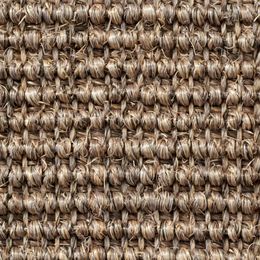 Bodenmeister Teppichboden "Mara" Teppiche Sisal, Wohnzimmer, Schlafzimmer, Kinderzimmer, Breite 400 cm Gr. B: 400cm, 5mm, L: 340cm, grau (grau beige)