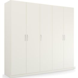 Drehtürenschrank Rauch "Pure by Quadra Spin" Schränke Gr. B/H/T: 226 cm x 210 cm x 54 cm, 5 St., weiß (alpinweiß)