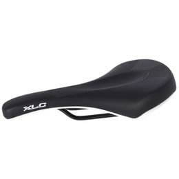 Fahrradsattel Xlc "SA-T19", schwarz (schwarz, weiß), Fahrradsättel, B/H/L: 165mm x 70mm x 270mm, B:165mm H:70mm L:270mm