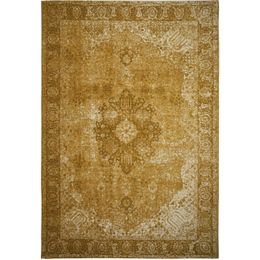 Teppich FLAIR RUGS "Antique" Teppiche Gr. B: 120 cm 1 St., 4 mm, L: 170 cm, goldfarben Vintage-Muster