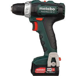 Metabo Akku-Bohrschrauber "PowerMaxx BS 12" Bohrmaschinen inkl. 2 Akkus und Ladegerät baumarkt