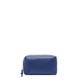 Kosmetiktasche Liebeskind Berlin "Pouchette Beauty HERA SHEEP NATURAL" Gr. B/H/T: 18 cm x 11 cm x 11 cm, blau (berlin blue) Damen Taschen