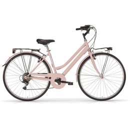 Trekkingrad MBM "Touring" Fahrräder Gr. 46cm, 28 Zoll (71,12cm), rosa (rosa + rosa) für Damen, Kettenschaltung