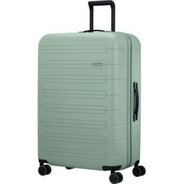 Hartschalen-Trolley American Tourister "NOVASTREAM, 77 cm" Gr. B/H/T: 51,5 cm x 77 cm x 29,5 cm 103 l, grün (nomad green) Koffer Reisekoffer Großer TSA-Zahlenschloss Volumenerweiterung