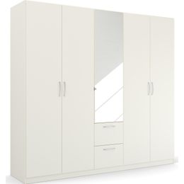 Drehtürenschrank Rauch "Pure by Quadra Spin" Schränke Gr. B/H/T: 226 cm x 210 cm x 54 cm, 5 St., weiß (alpinweiß)