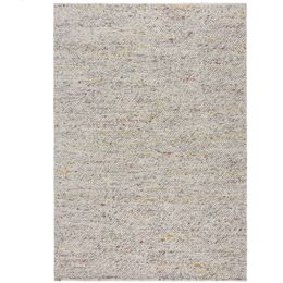 Teppich FLAIR RUGS "Minerals" Teppiche Gr. B: 120 cm 1 St., 3 mm, L: 170 cm, schwarz Neutraler Teppich aus mineralischer Wollmischung