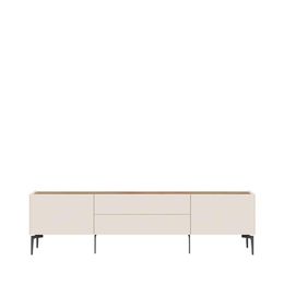 TV-Board Places of Style "Sky45" Sideboards Gr. B/H/T: 206cm x 56cm x 47cm, Breite 206cm, 2 St., beige (cashmere farbe) Lackiert mit wasserbasiertem UV-Lack