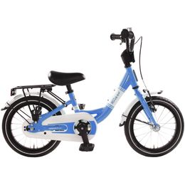 Kinderfahrrad Bachtenkirch "14" Baxi - blau" Fahrräder Gr. 21 cm, 14 Zoll (35,56 cm), blau (blau, weiß, blau) Kinder Alu Kinderfahrrad mit Vollausstattung, erhältlich in 141618 Zoll