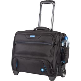 Business-Trolley LIGHTPAK "RPET" Gr. B/H/T: 45 cm x 38 cm x 23 cm, schwarz Koffer mit Laptopfach; aus recyceltem Material